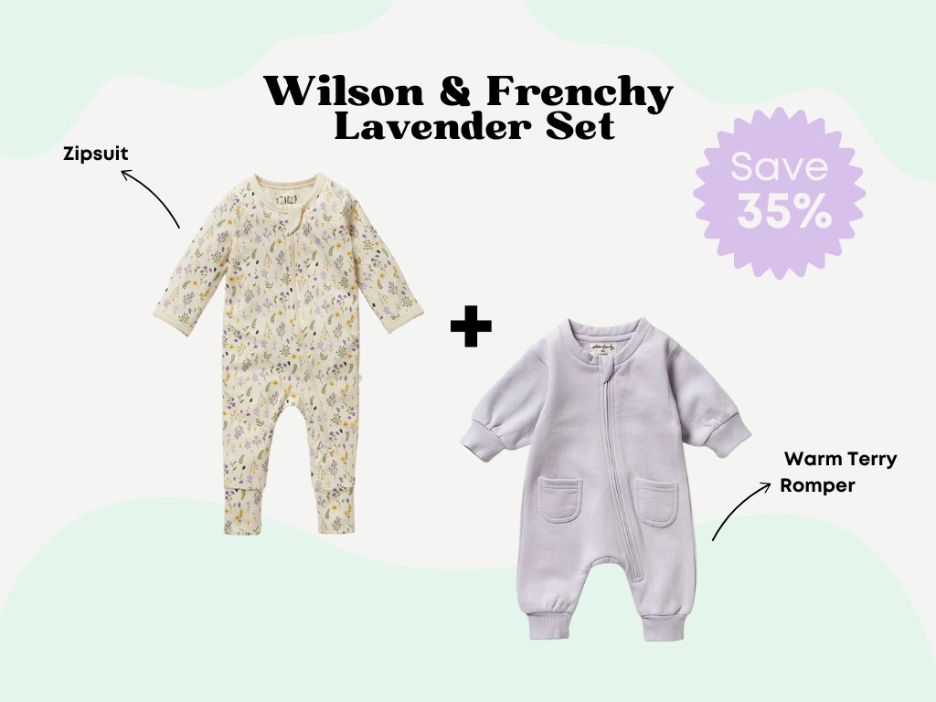 Young Willow Bundle + Save | Purple and Floral | Baby Girls Gift Set ...