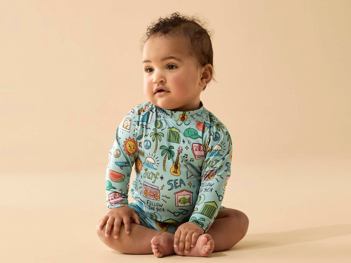 Wilson & Frenchy Rashie Swim Set Sun Surf & Sea | Wilson & Frenchy Boys ...