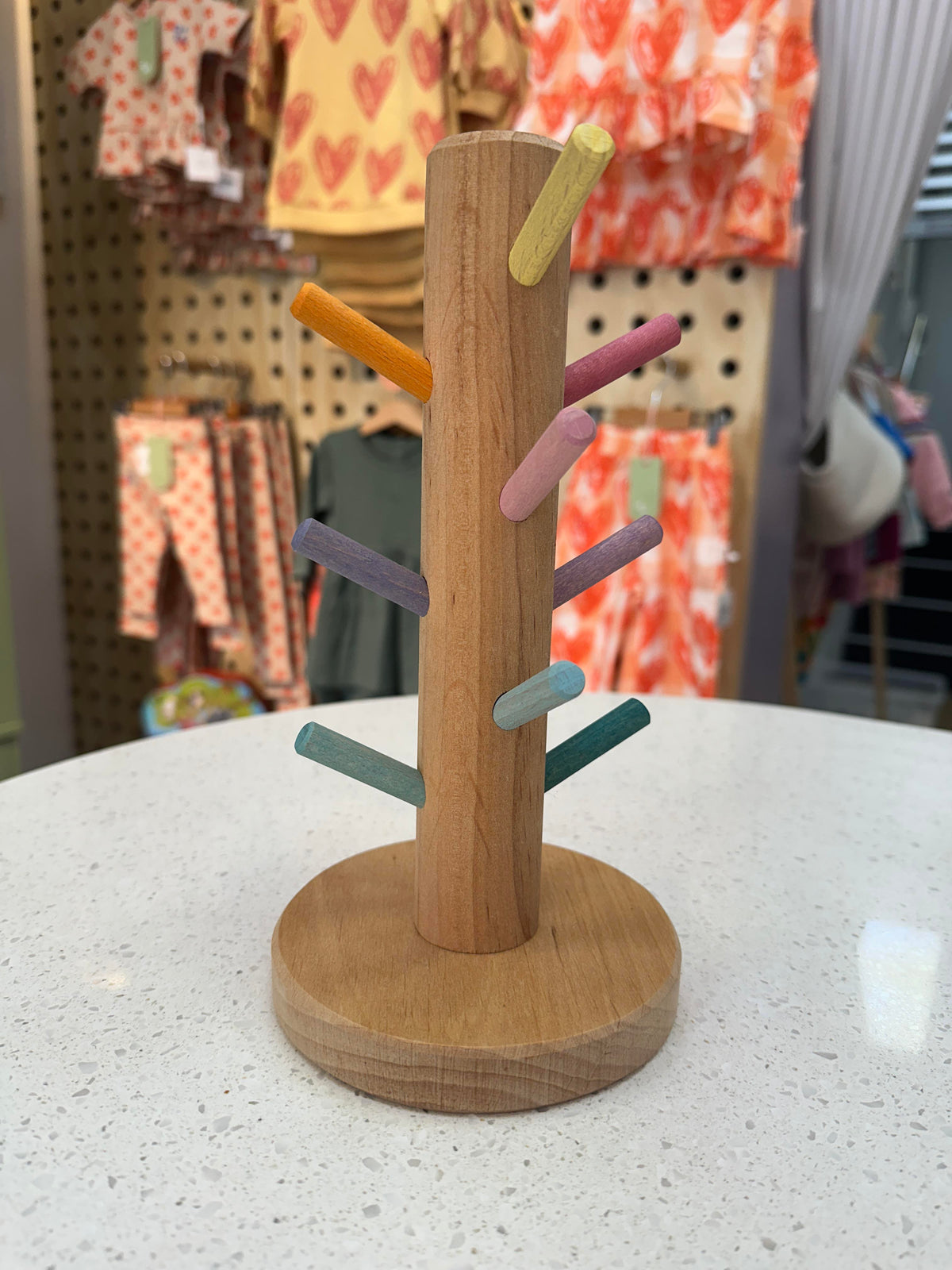 Grimms Sorting Helper Pastel Floor Stock | Grimms Rings Sorting Stand ...