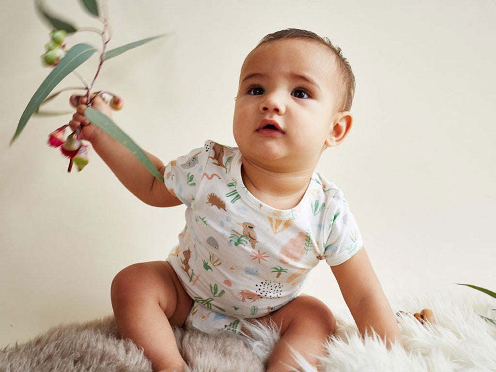 Australian baby gifts Melbourne | Banjo baby gift set by Young Willow ...